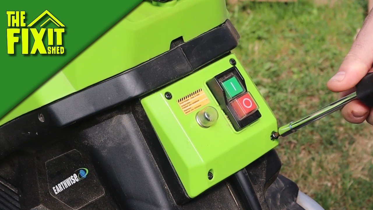 Earthwise 15 Amp Chipper Shredder Switch Burned Out | The Fixit Shed ...