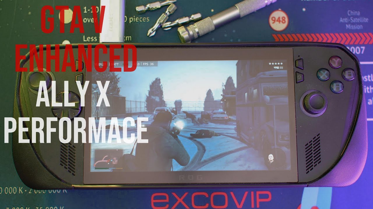 Grand Theft Auto V Enhanced - ROG ALLY X First Performance overview - YouTube