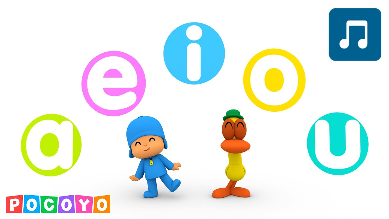 📚 LEARN VOWELS - A,E,I,O,U 🎶 | The BEST Pocoyo Songs | Animaj Kids ...
