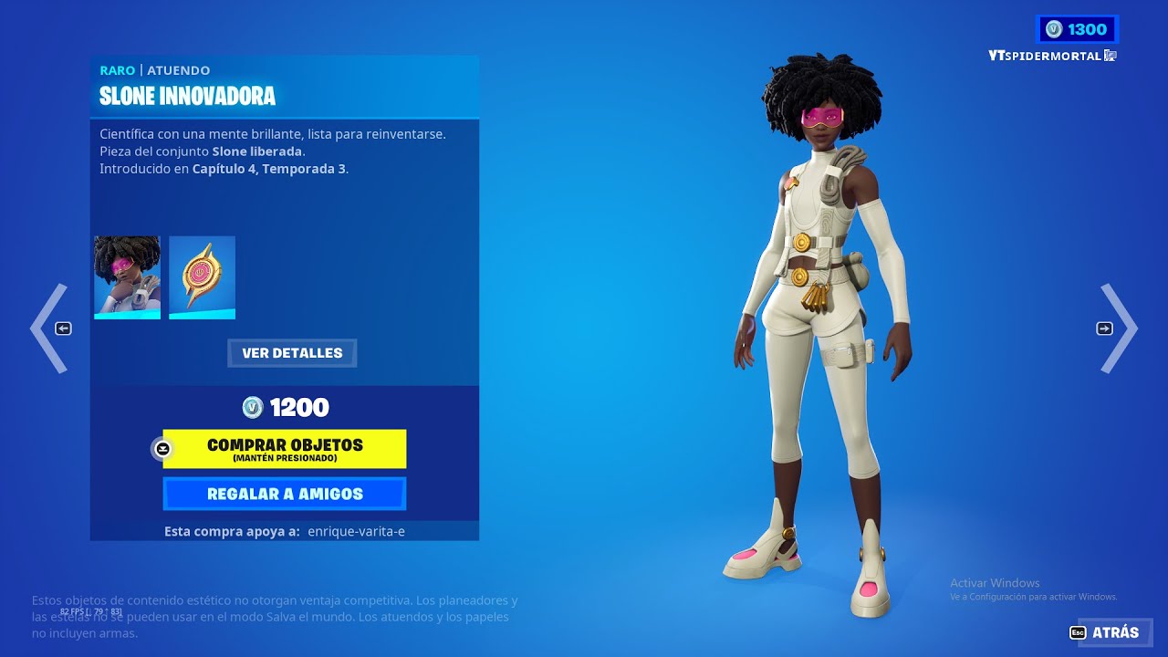 ¡NUEVA SKIN! *SLONE INOVADORA* | *NUEVA TIENDA DE FORTNITEHOY 9 DE ...