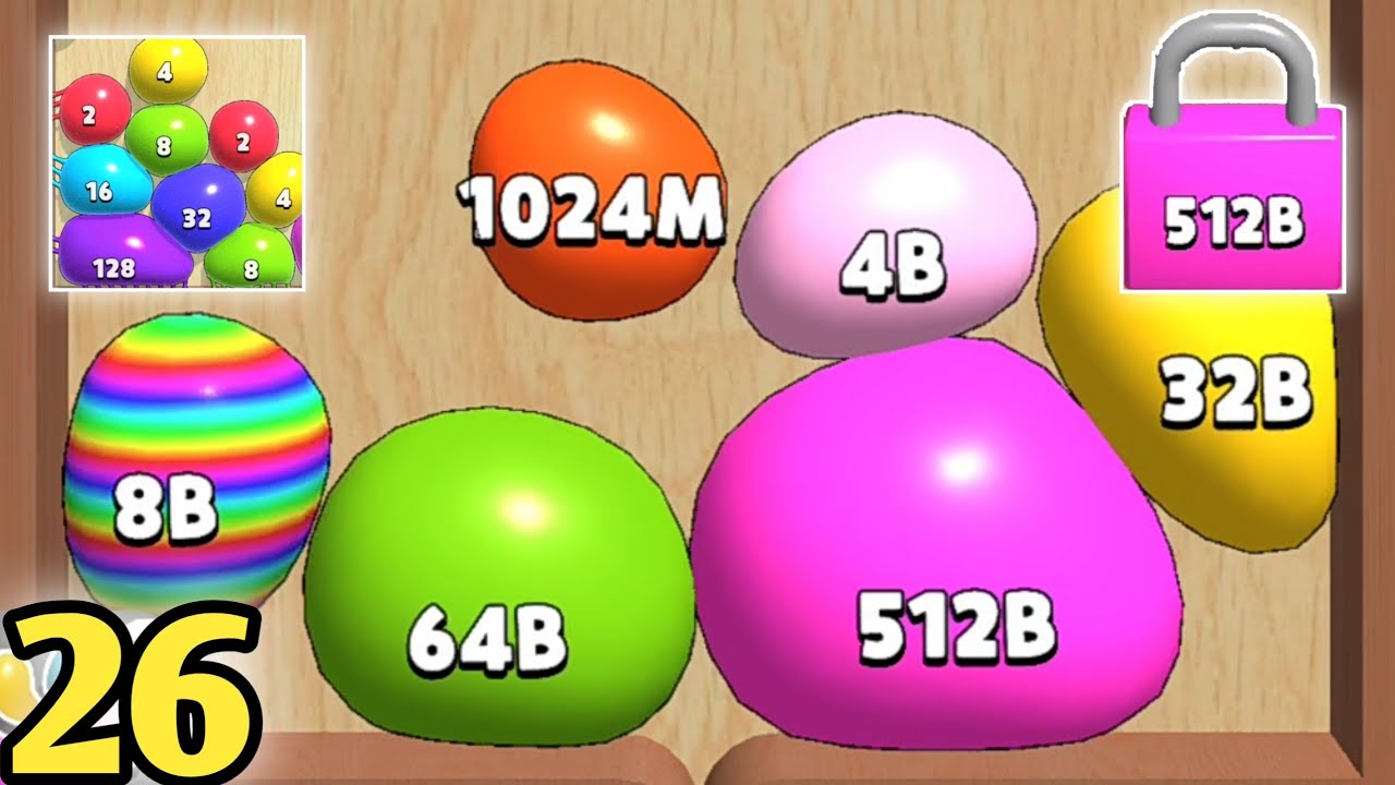 Blob Merge 3d - Gameplay Walkthrough Part 26 - Unlock 512B All Max ...