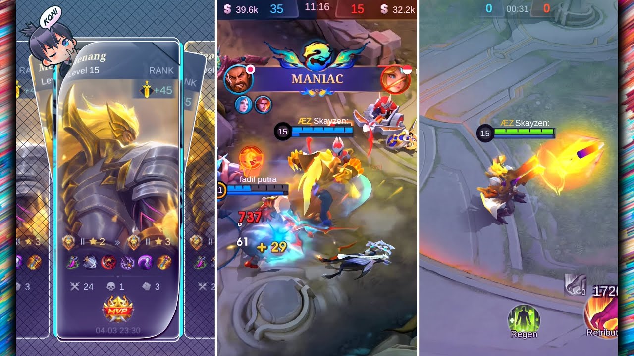 2 PRESET AM ML GAMEPLAY SOUND MENGKANE🔥DJ TOMORROW TONIGHT X MACARENA😼 ...