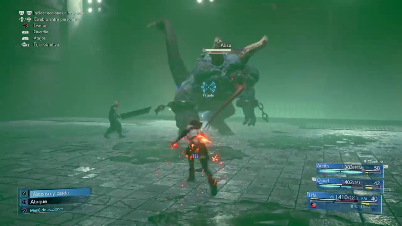 FINAL FANTASY VII REMAKE: Cloud, Tifa & Aerith VS Mako minotaur - YouTube