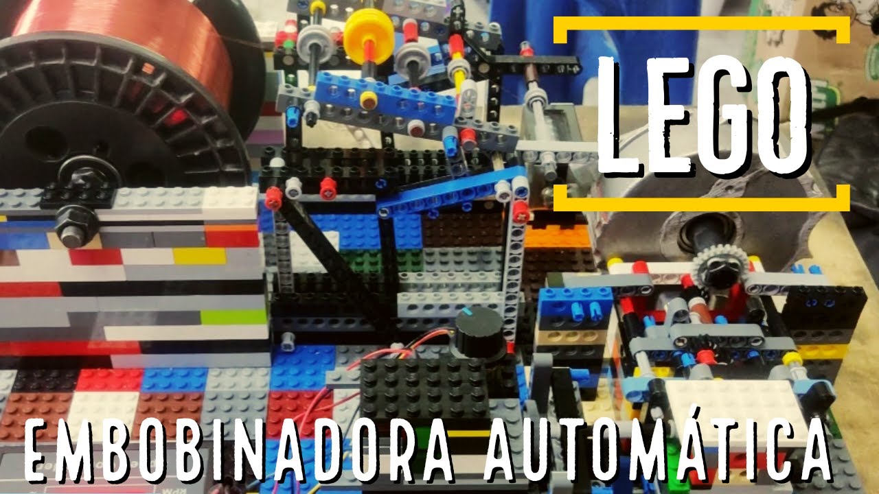 EMBOBINADORA HECHA DE LEGOS// AUTOMATICA//BOBINA MOTOR PARA BICICLETA ...