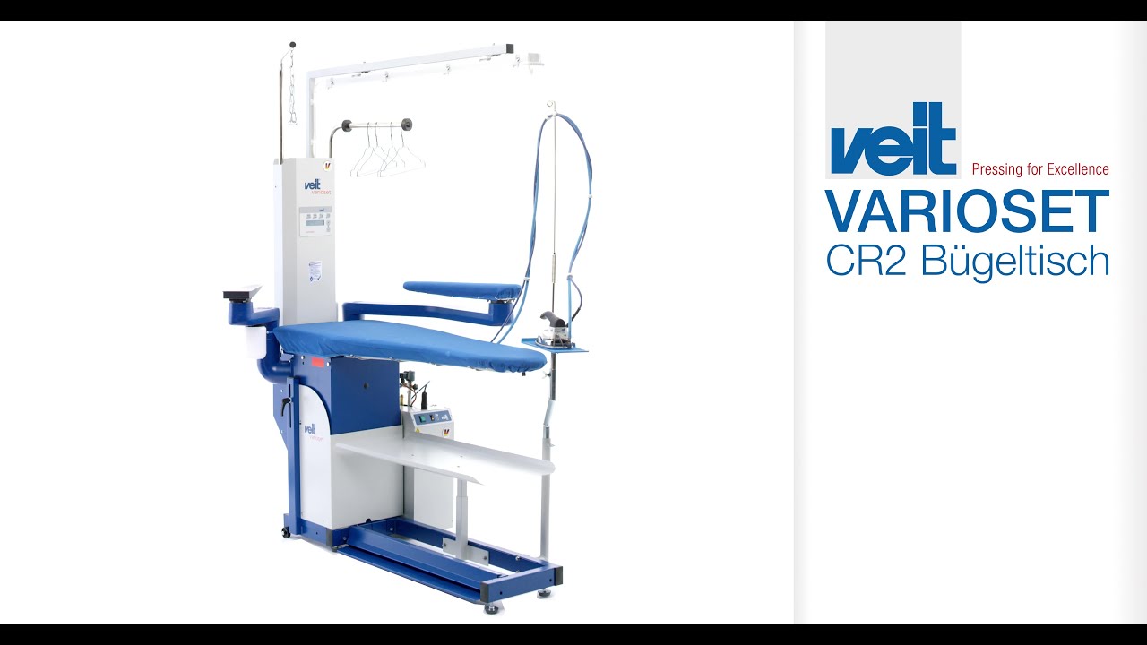VEIT Varioset CR2 Bügeltisch - YouTube