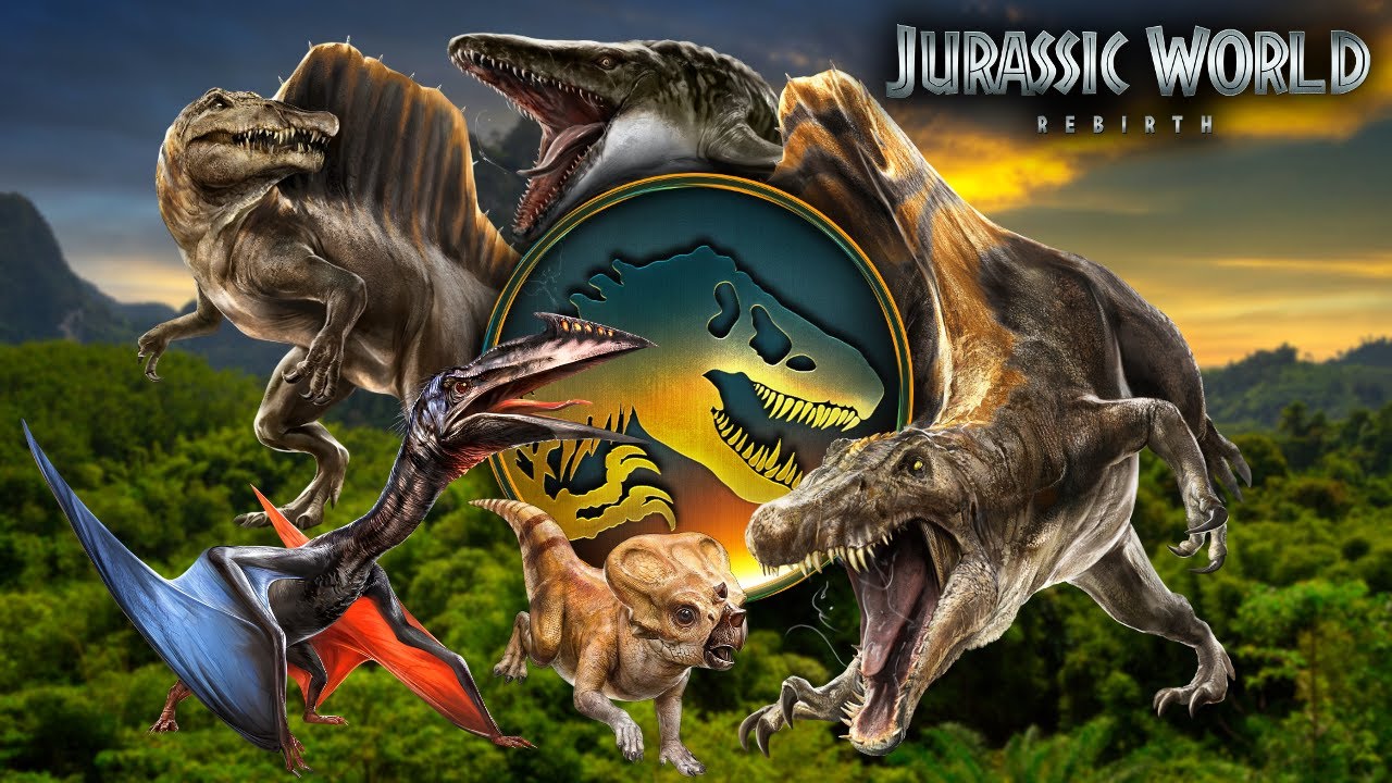 OFFICIAL DINOSAUR DESIGNS REVEALED FOR JURASSIC WORLD REBIRTH - YouTube