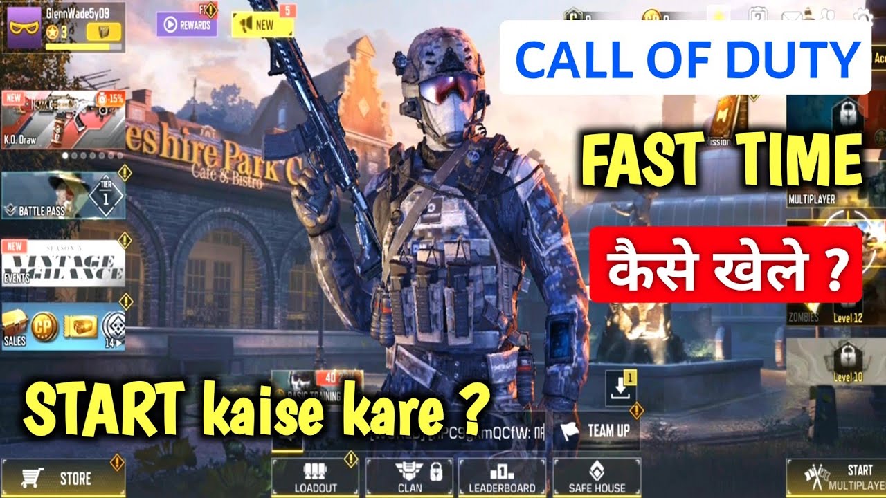 Call of Duty Mobile Season 3 First Time Kaise Start Kare | How to play ...