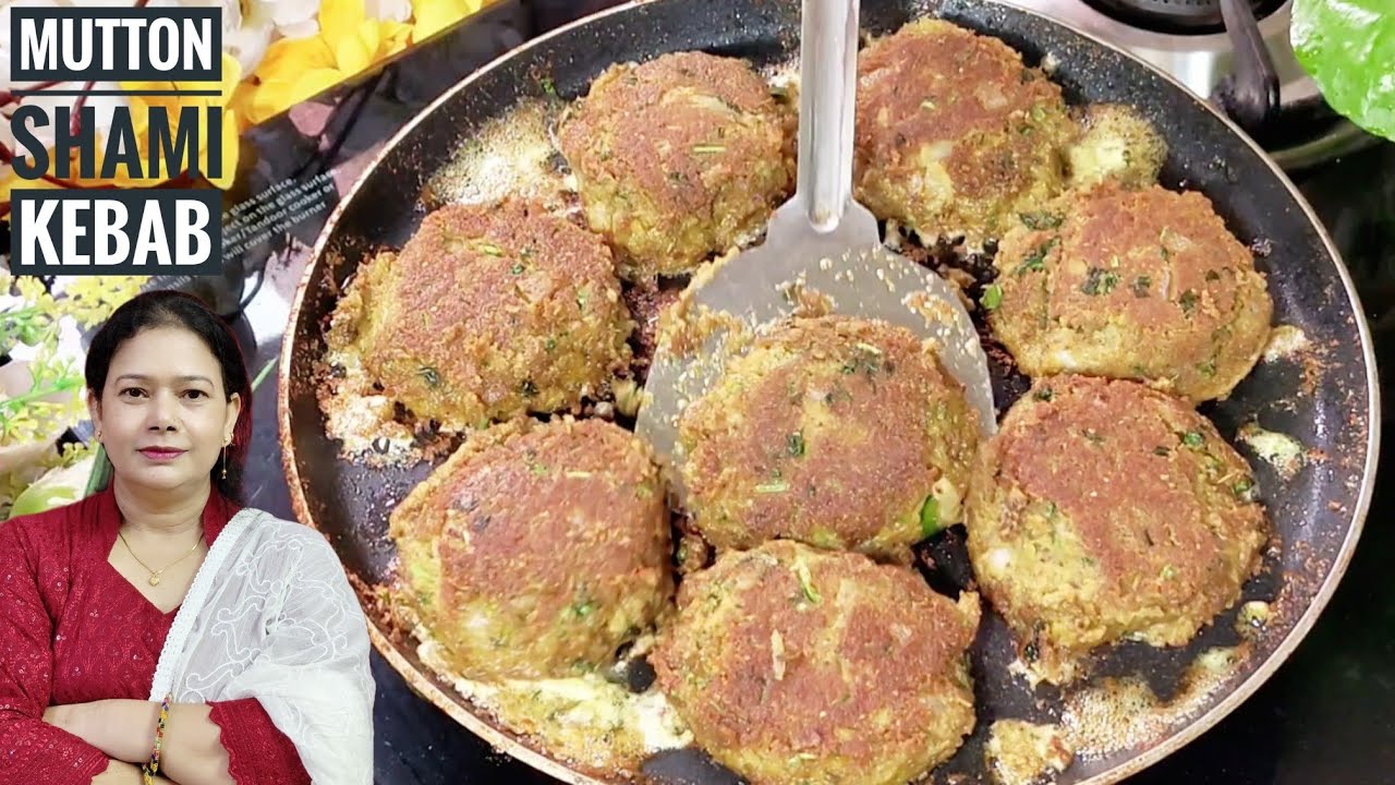 Mutton Shami Kebab Recipe | मटन शमी कबाब रेसिपी - YouTube
