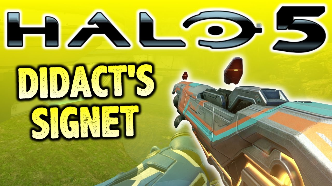 DIDACT'S SIGNET SCATTERSHOT! (Legendary Weapon) - Halo 5 Warzone - YouTube