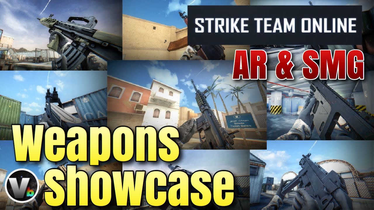 Strike Team Online - Weapons Showcase (ALL AR & SMG!!) 😮 - YouTube