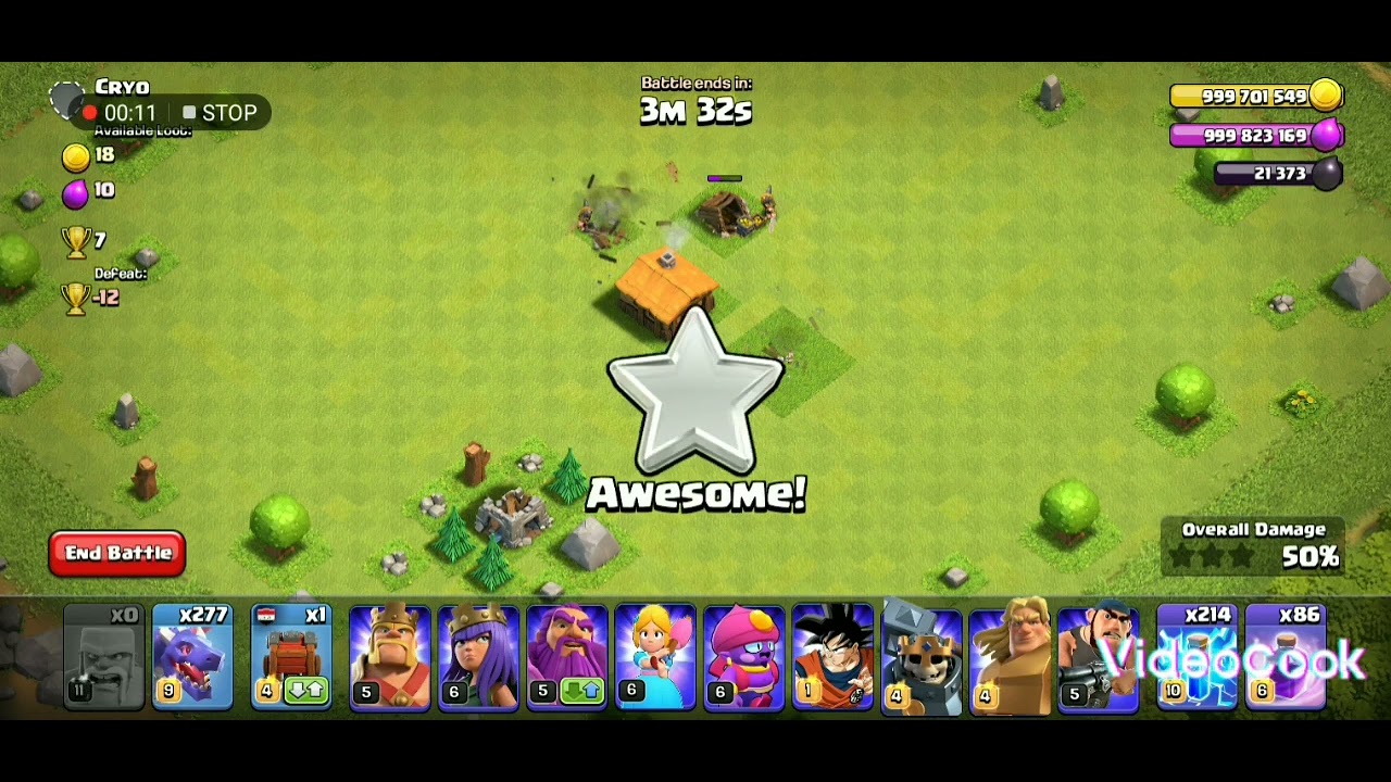 3 barbarian attack 3 star - YouTube