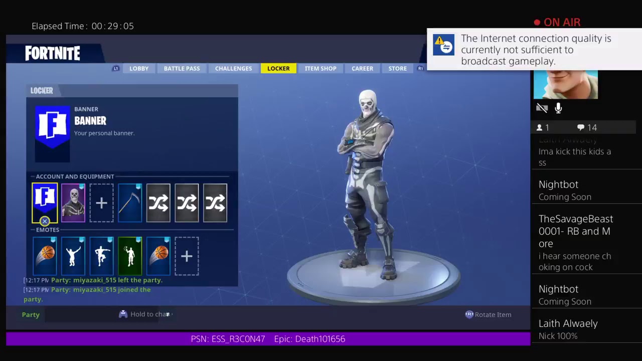 Squeaky kid vs Skull Trooper - YouTube