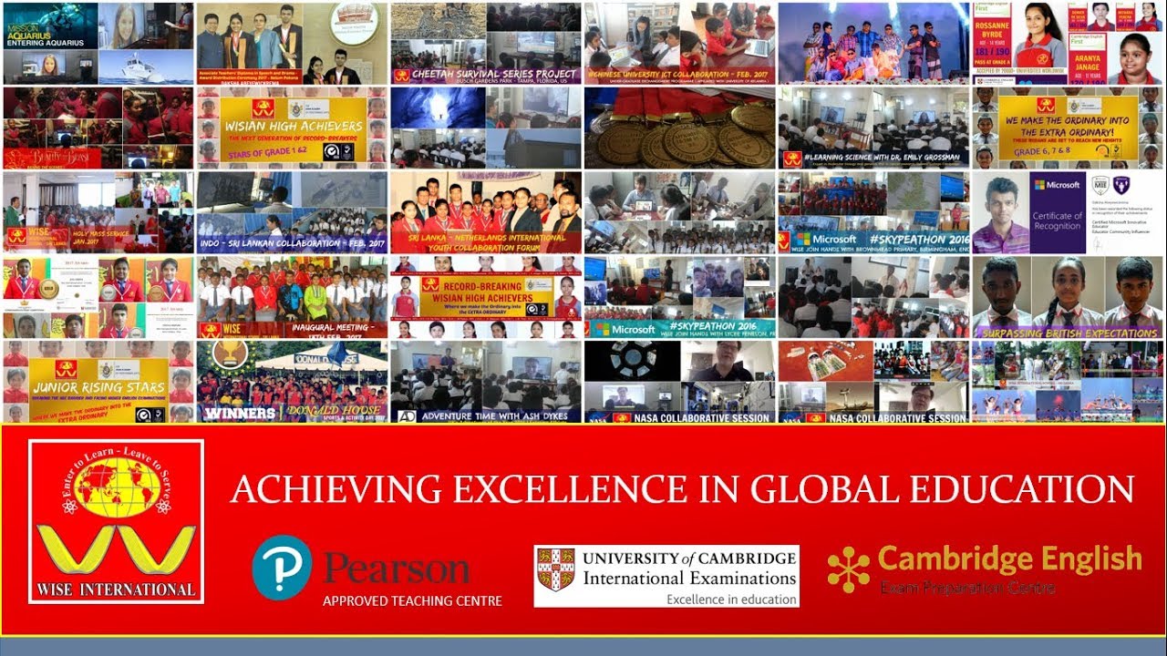 ACHIEVING EXCELLENCE IN GLOBAL EDUCATION | WISE INTERNATIONAL SCHOOL ...