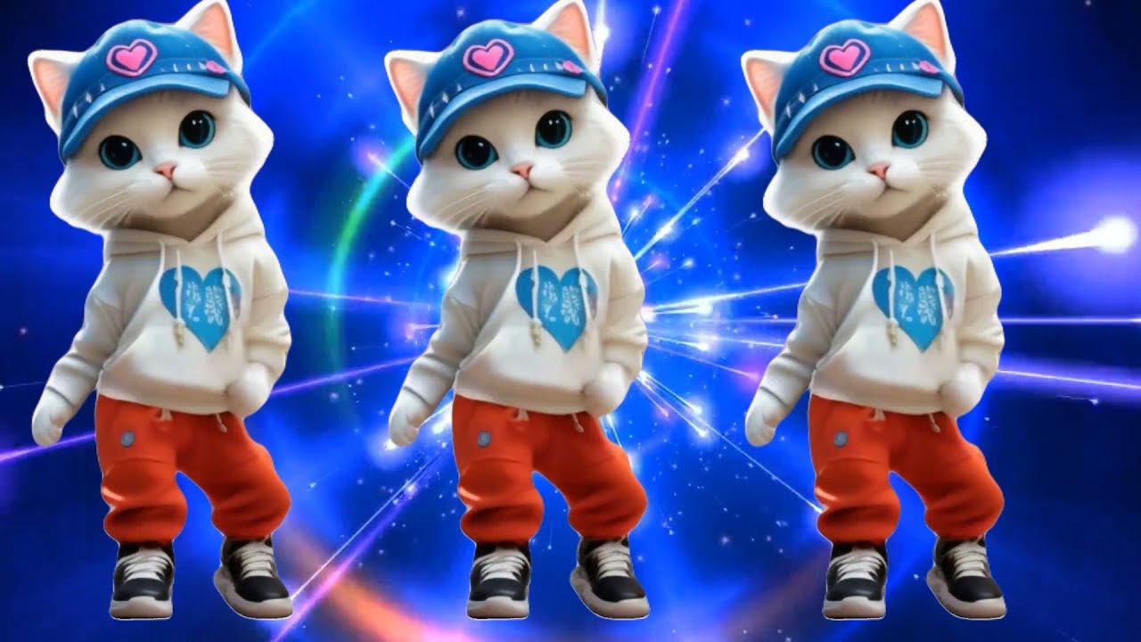 🤣😻Funny cat funny dance video 💃😃#catvideos #dancingcat #funnycatdancing ...