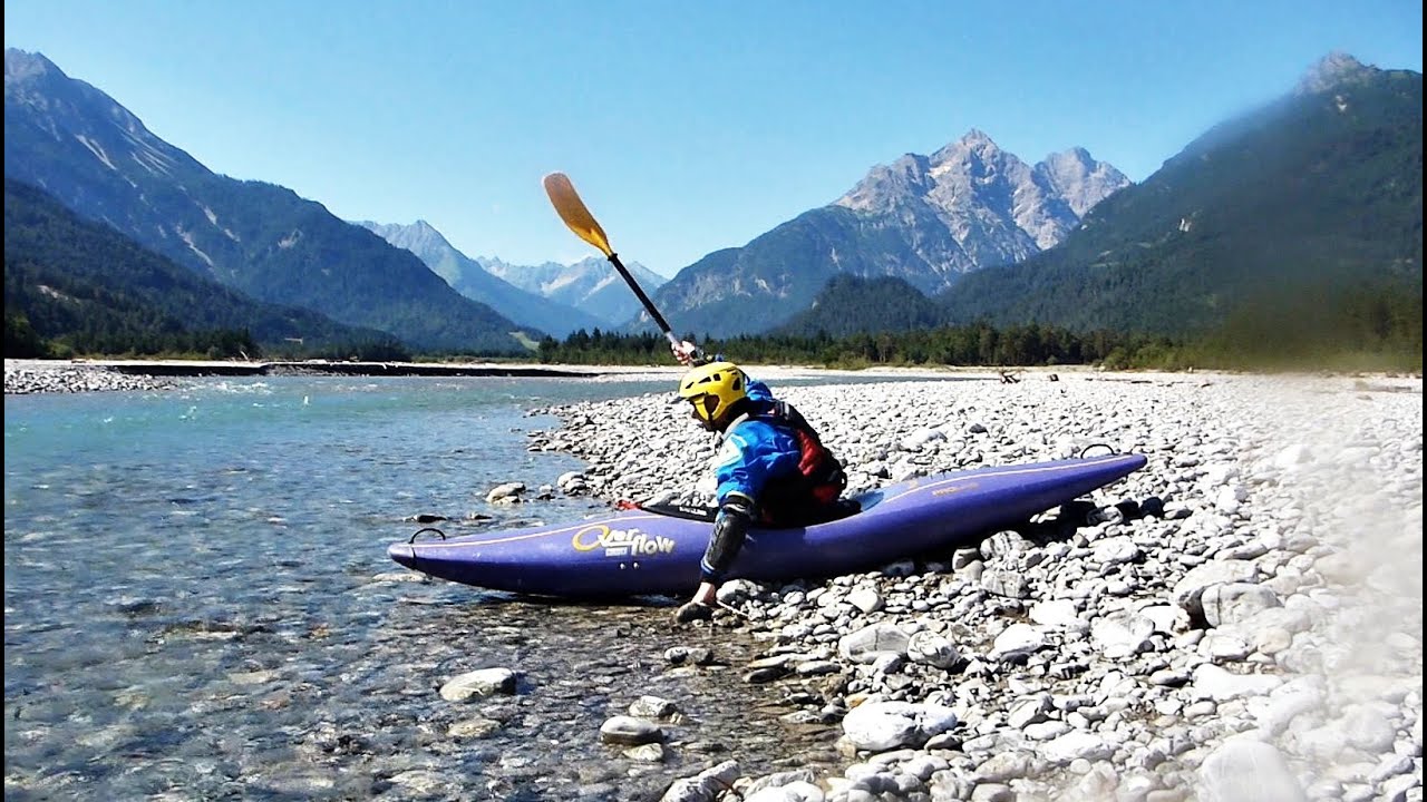 Kayaking on Lech river. - YouTube