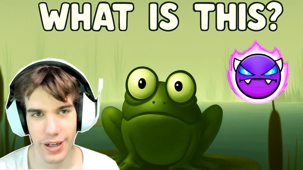 Most BIZARRE FROG Themed Level EVER SEEN in Geometry Dash 2.2! - YouTube