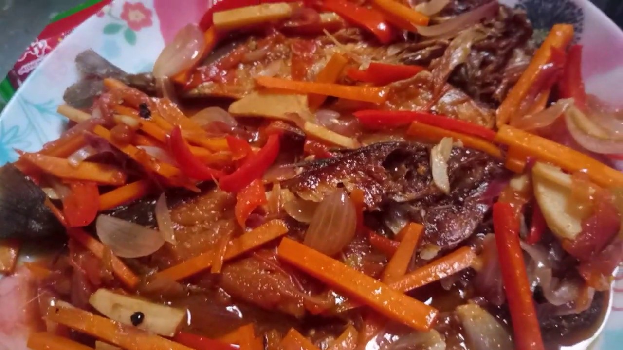 Murang Ulam, Sweet and Sour Dried Fish (Bulad/Buwad o Tuyo) - YouTube