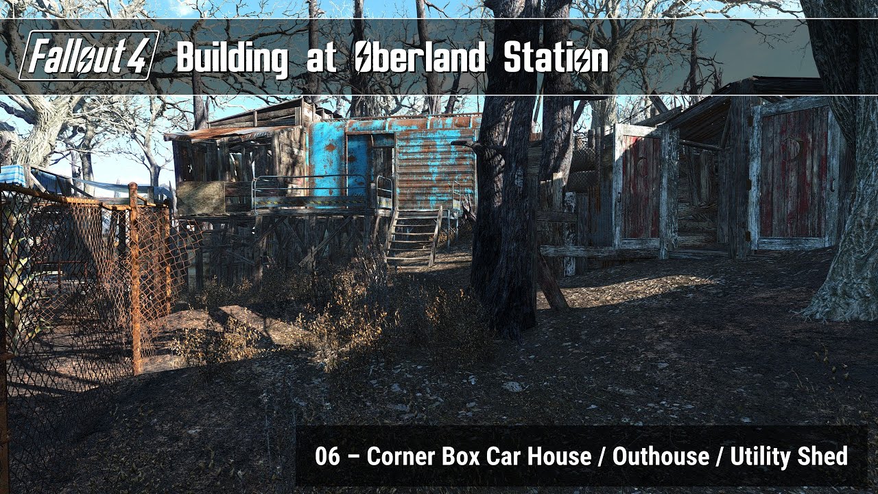 Fallout 4 - Building at Oberland Station 06 (Box Car Corner House ...