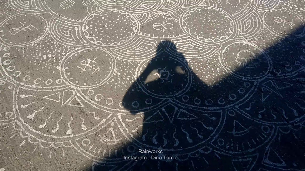 WATER ART! Mandala - YouTube