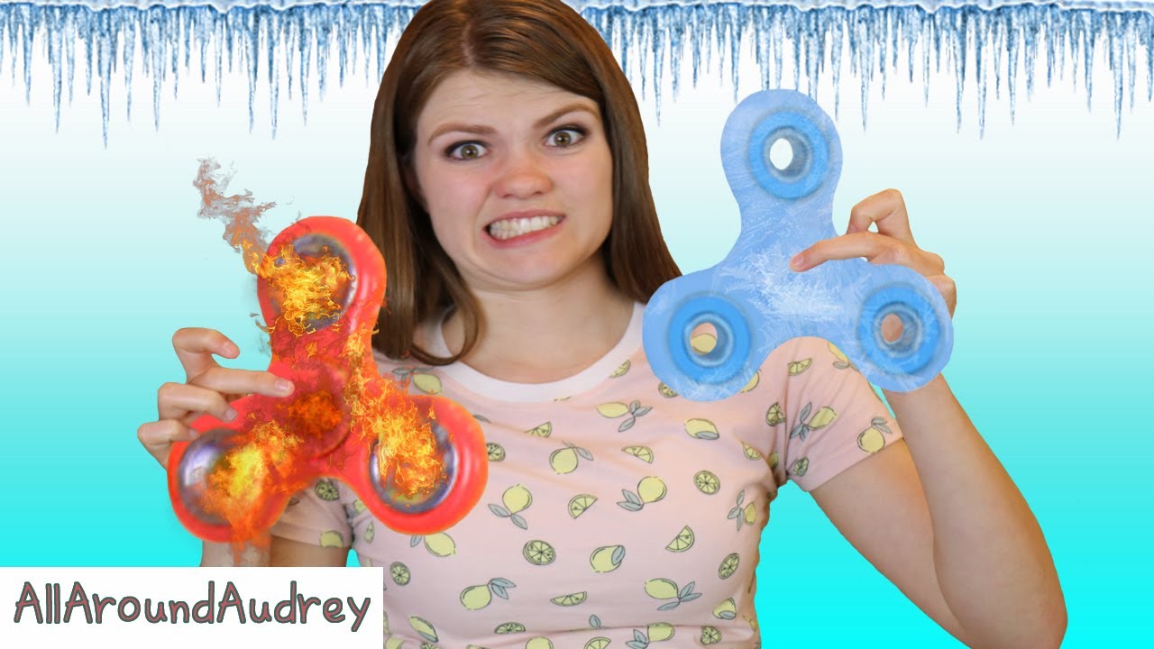 FIRE AND ICE FIDGET SPINNER! / AllAroundAudrey - YouTube