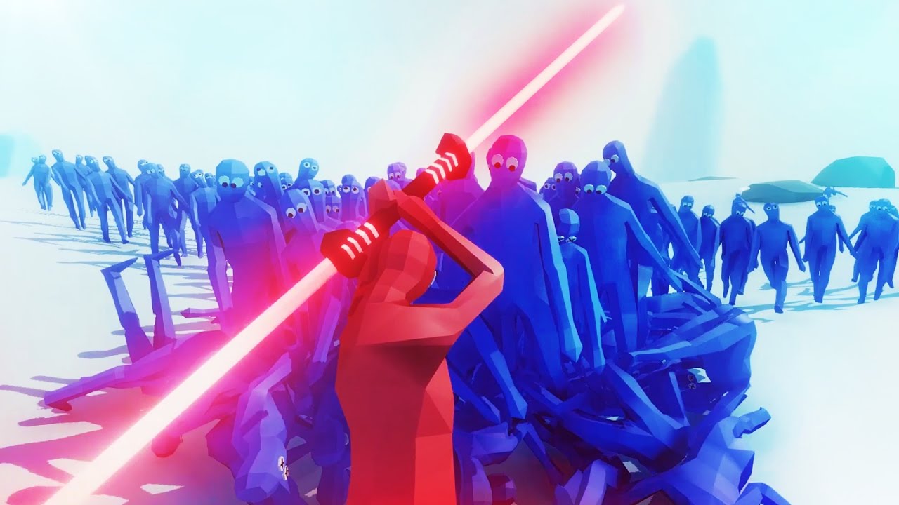 NEW NEON LIGHT-SABER SLAUGHTER! - Totally Accurate Battle Simulator ...