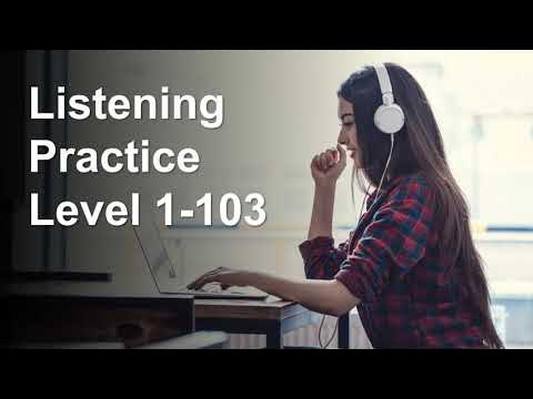Listening Practice Level 1-103 - YouTube