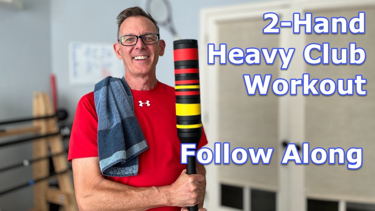 2-Hand Heavy Club Workout - 17 minutes in real time - YouTube