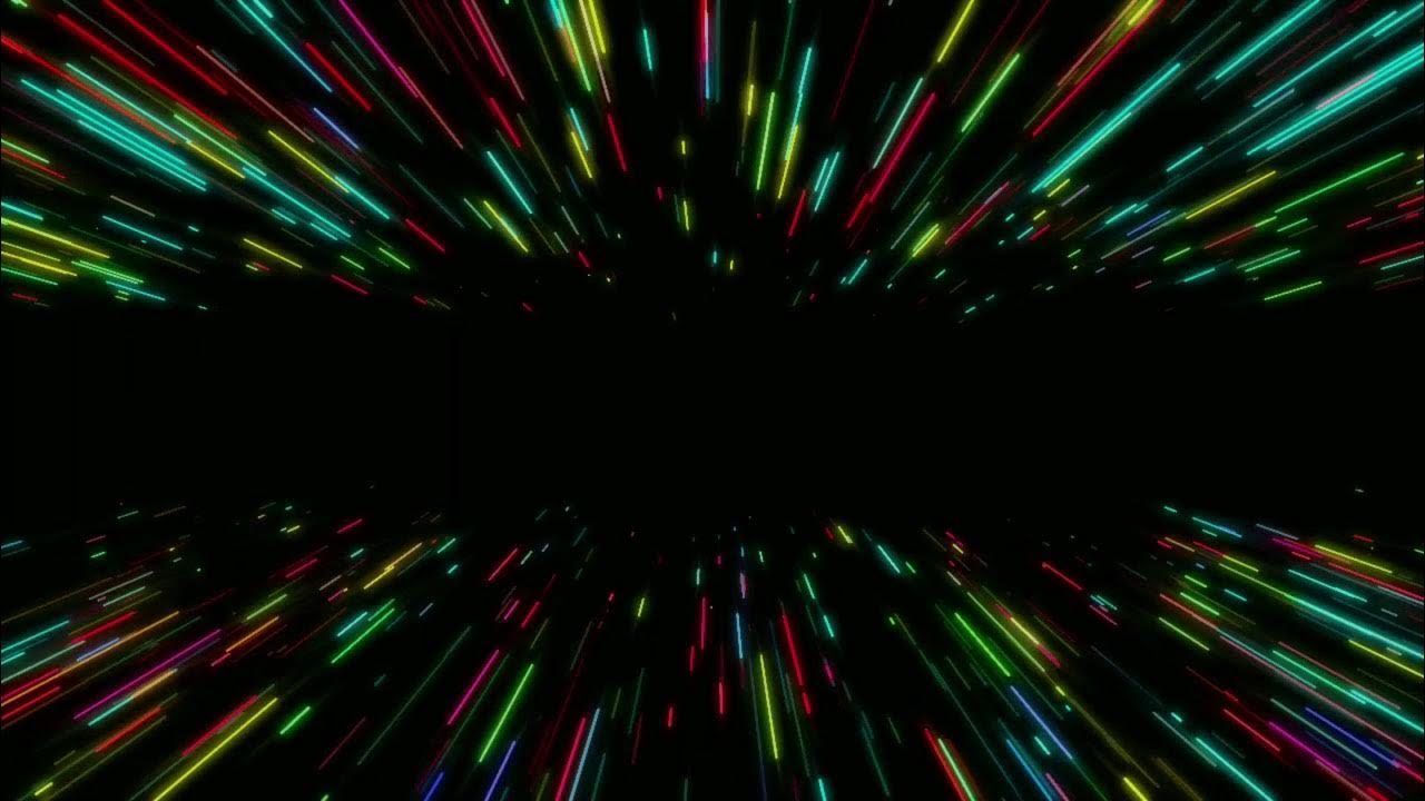 color light flashing black screen effect HD - YouTube