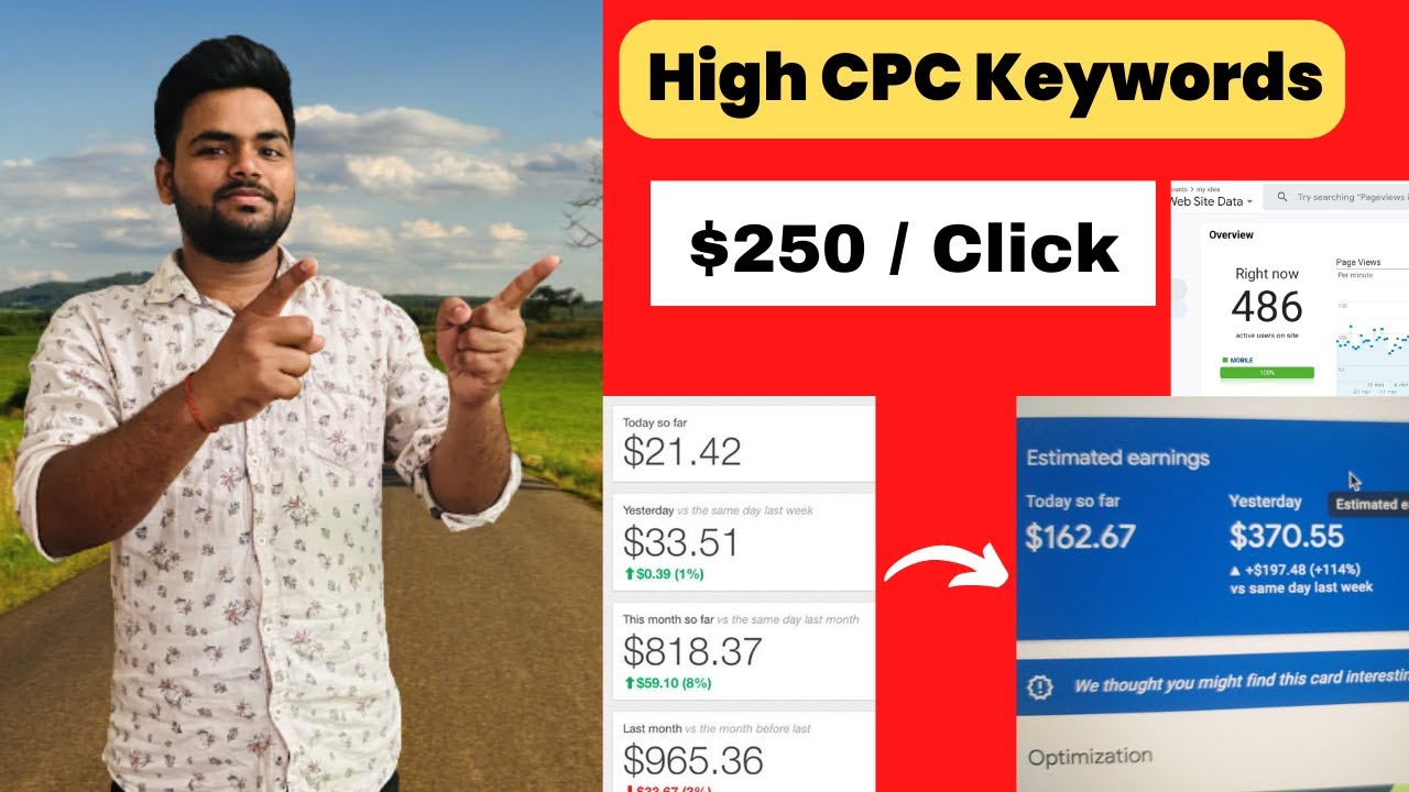 High CPC Keywords In Blogging | $250 / Click 💸 #blogging #blogger # ...