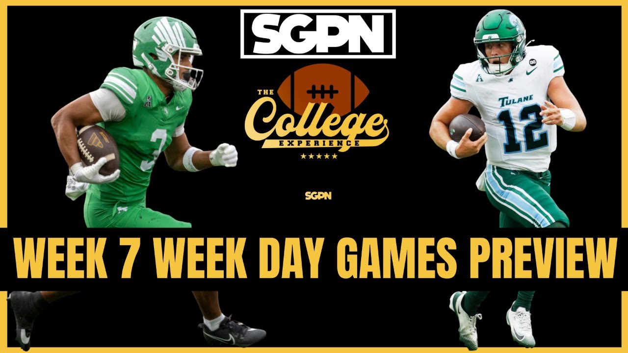 Week 7 Week Day Games Preview & Picks | The College Football Experience ...