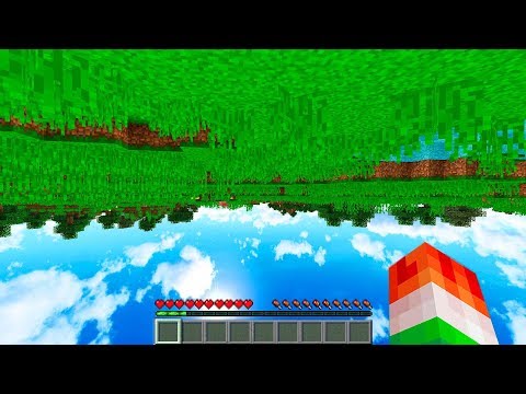 SURVIVING IN AN UPSIDEDOWN MINECRAFT!?