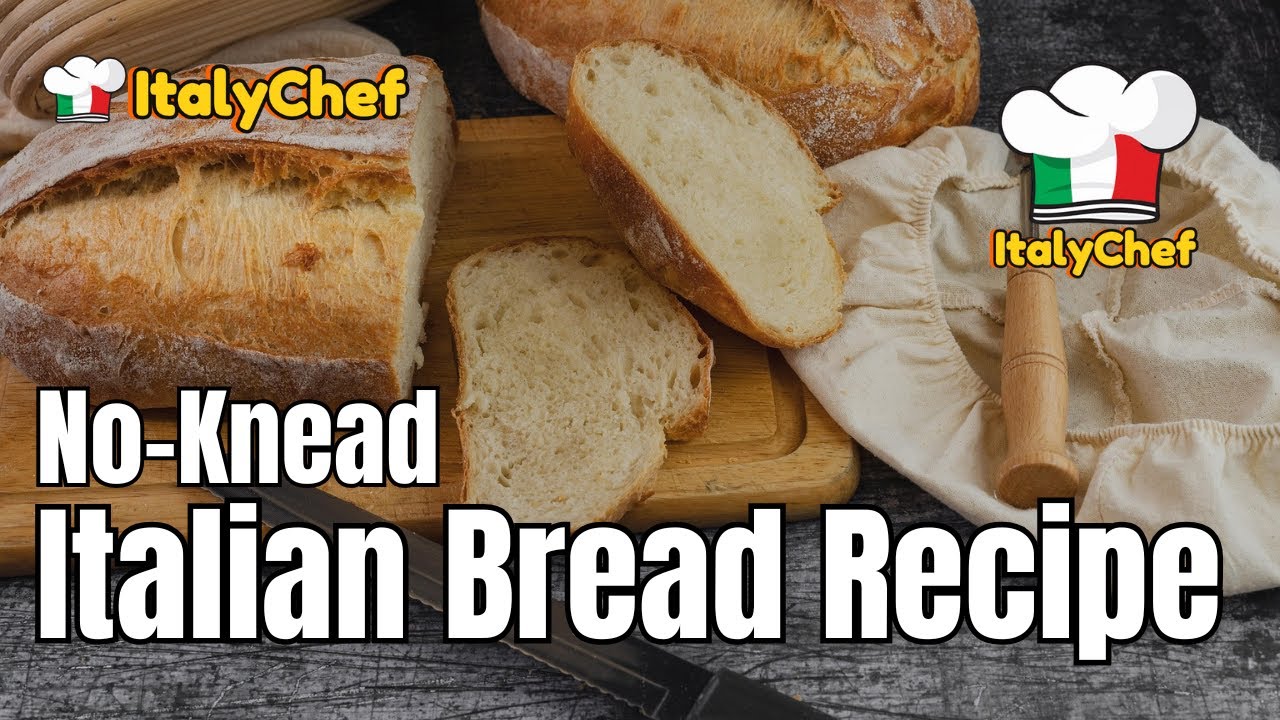 No-Knead Italian Bread Recipe | ItalyChef - YouTube