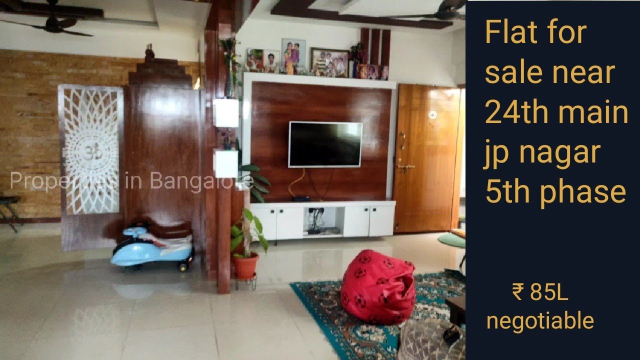 1440 sqft 2Bhk flat @24th main jp nagar 5th phase, ₹85Lakhs neg ...