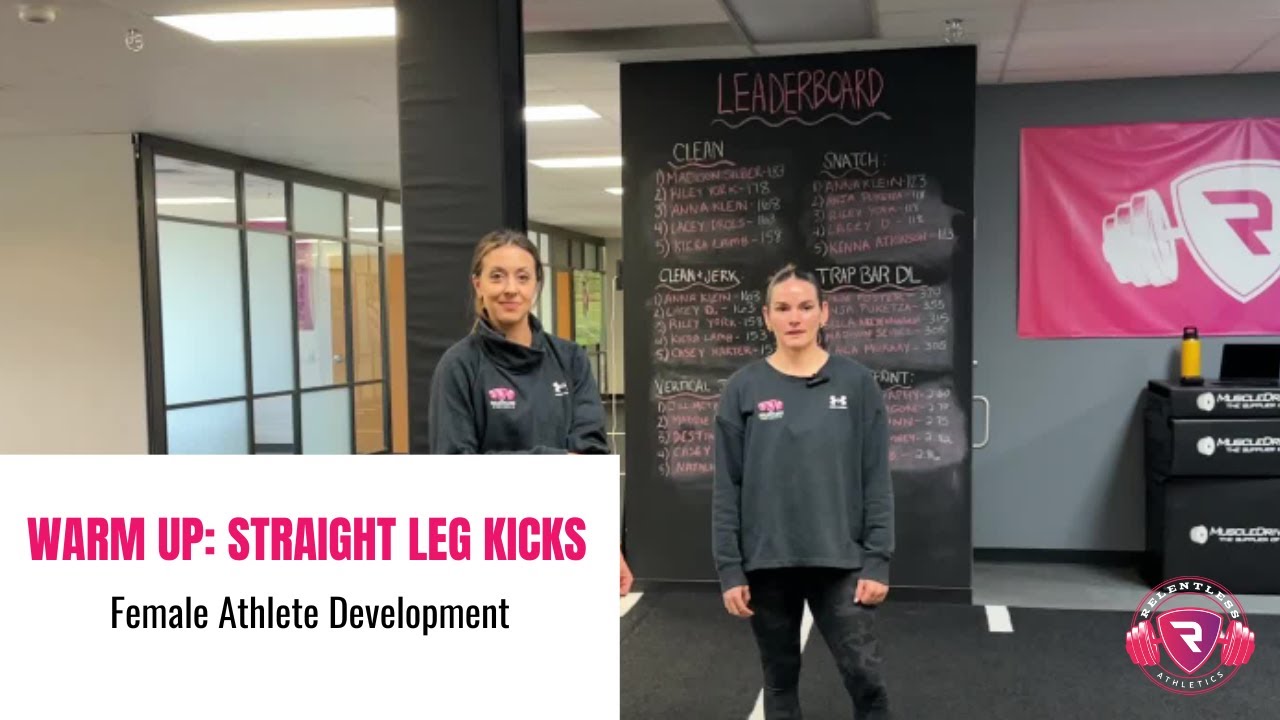 Warm Up: Straight Leg Kicks - YouTube