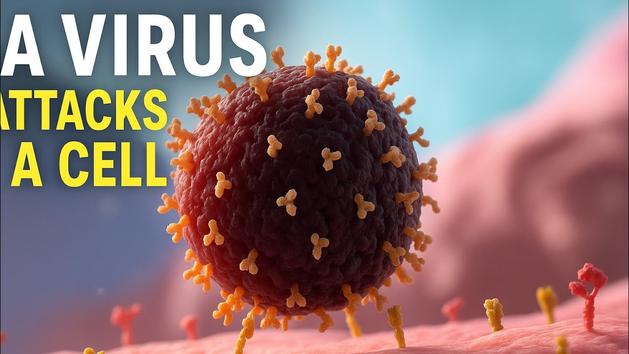 Virus Attacks A Cell - YouTube