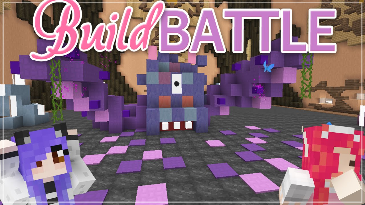 Minecraft BUILD BATTLE TEAM ♡ Monsters! - YouTube