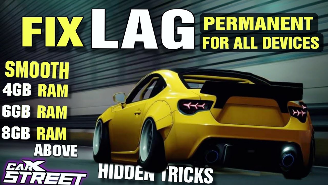 WATCH THIS - If Your Facing Lag In CarX Street | CarX Street Lag fix ...
