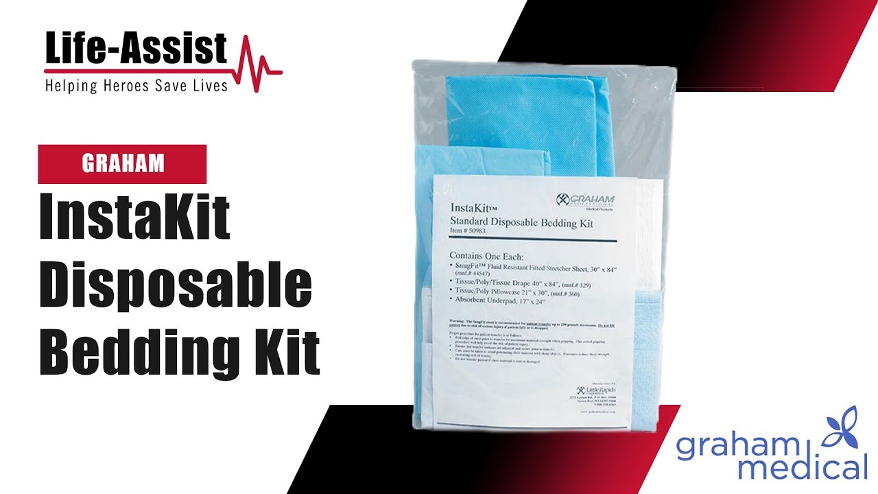 Graham Medical InstaKit Disposable Bedding Kit - YouTube