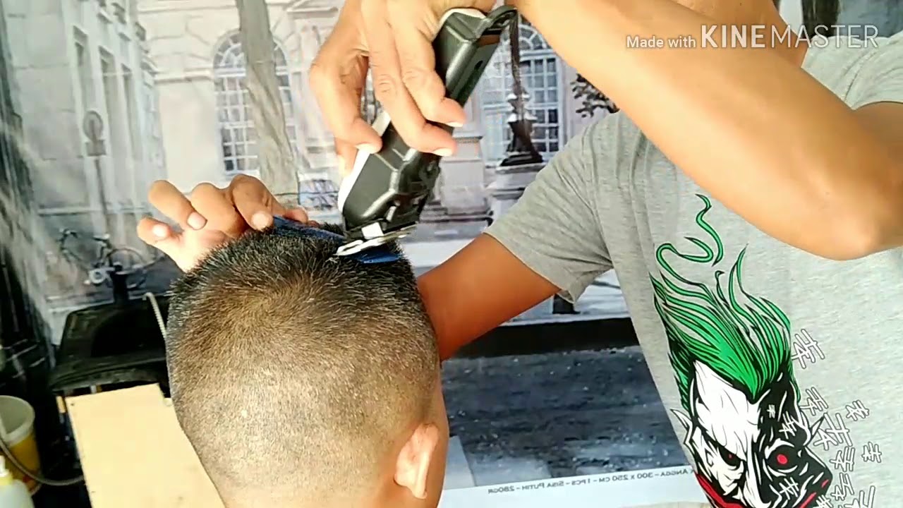 Tutorial pangkas cepak ala pangkas ndeso/ pangkas ndeso - YouTube