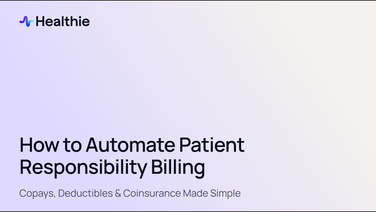 How to Automate Patient Responsibility Billing - YouTube
