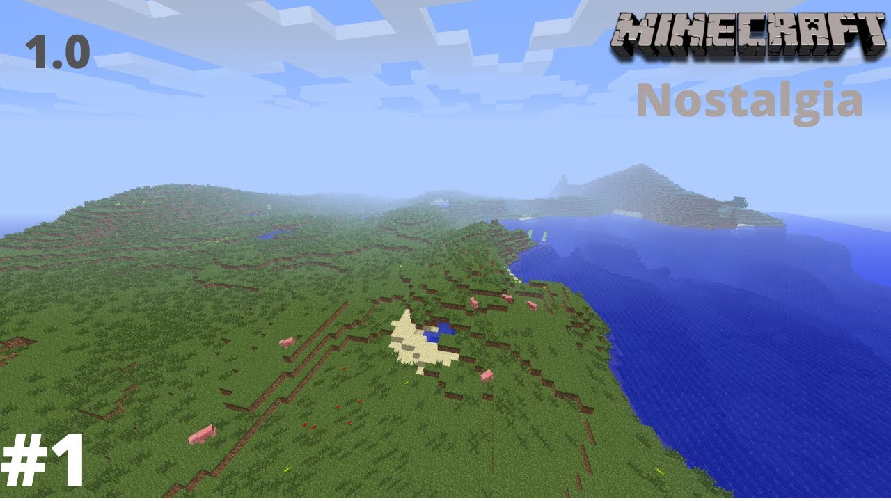 OLD MINECRAFT - Minecraft Timelapse Nostalgia Episode 1 (1.0) - YouTube