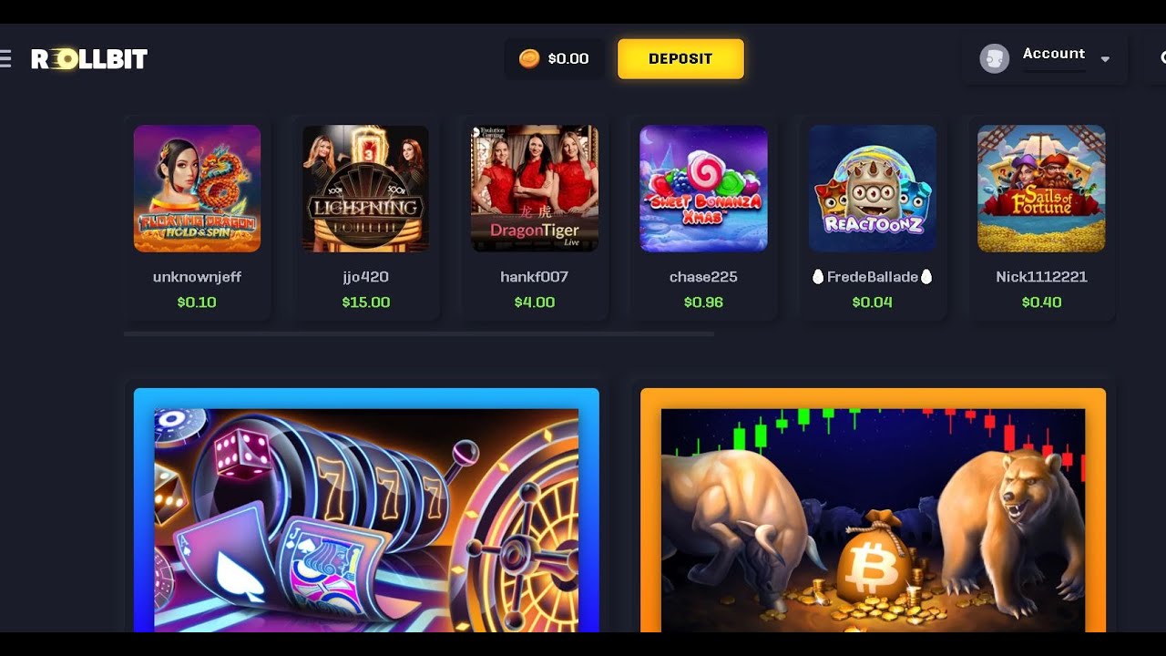 ROLLBIT new populer of Gambling website - YouTube