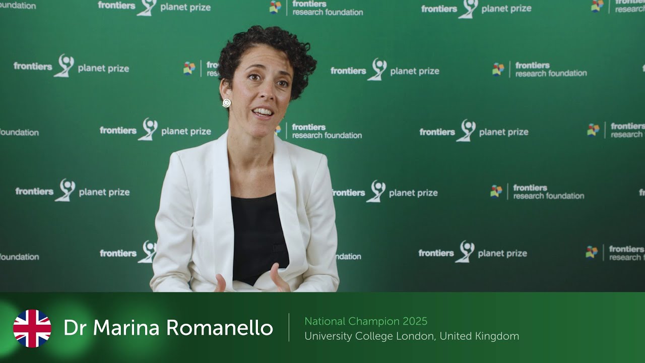 Dr. Marina Romanello, National Champion 2025, University College London ...