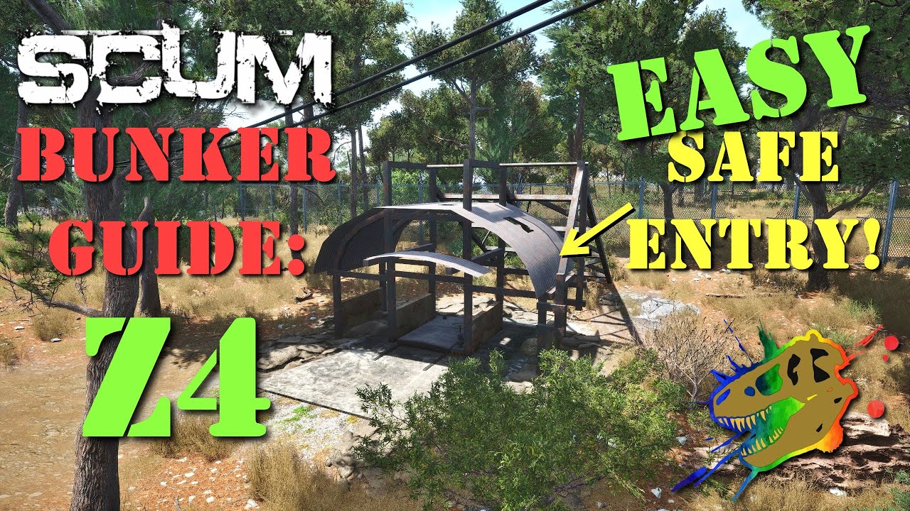SCUM Z4 Bunker Ultimate Guide - Bunker Series How To - EASIEST Bunker ...