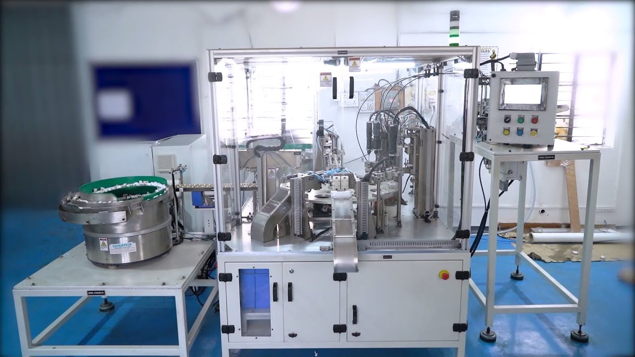 Automatic Fuse Assembly and Screwing Machine - YouTube