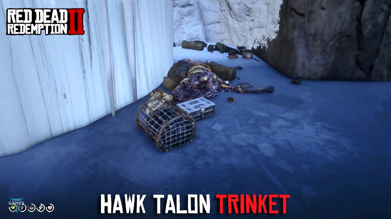 Red Dead Redemption 2 - Hawk Talon Trinket Location - YouTube
