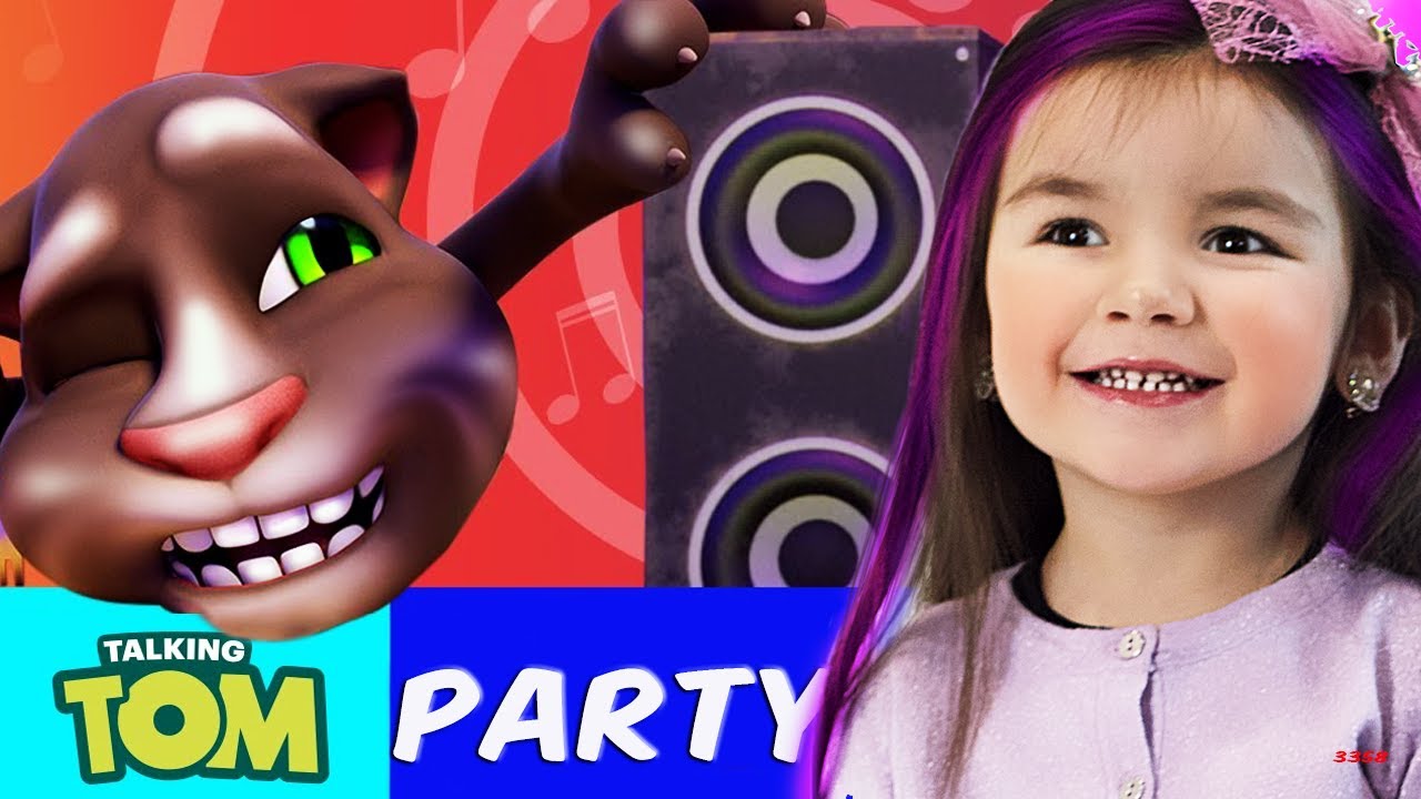 Mega Music Party - Talking Tom and Dominika - YouTube