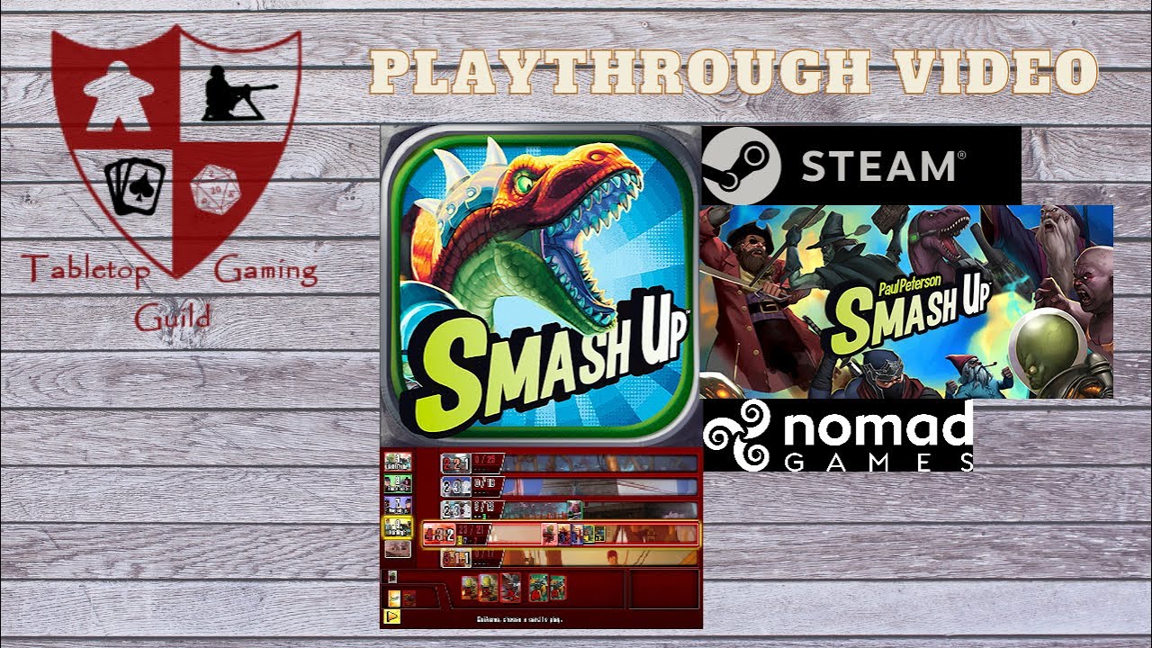 Smash Up Digital Playthrough on Steam - YouTube