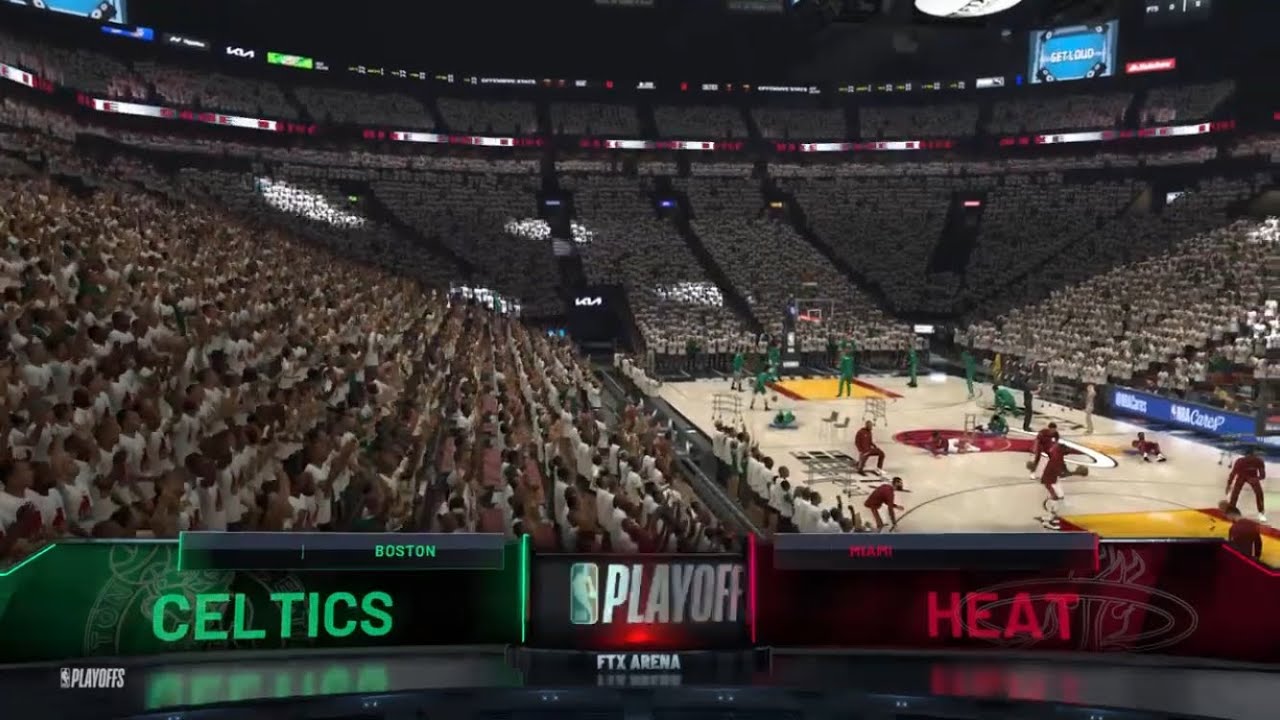 NBA 2K22 Playoffs | Boston Celtics vs. Miami Heat - Eastern Conference ...