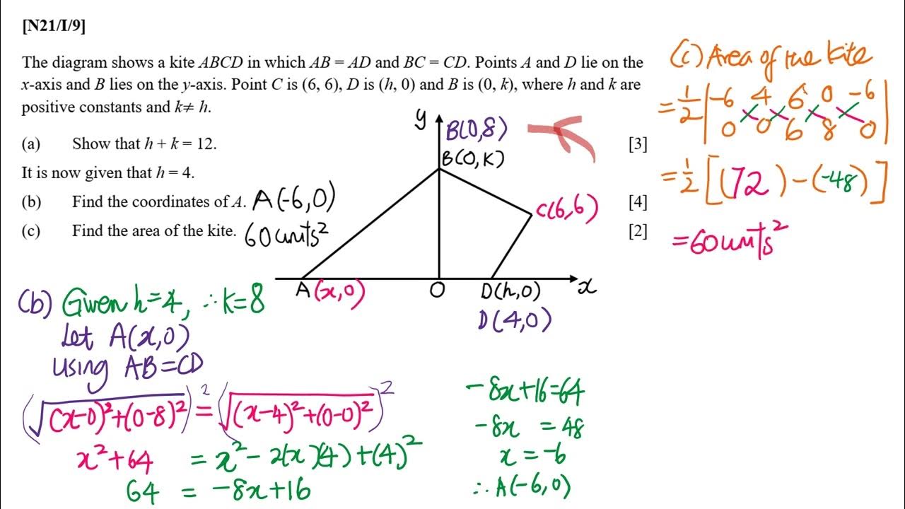 Problem Solving O level Questions on Coordinate Geometry - YouTube